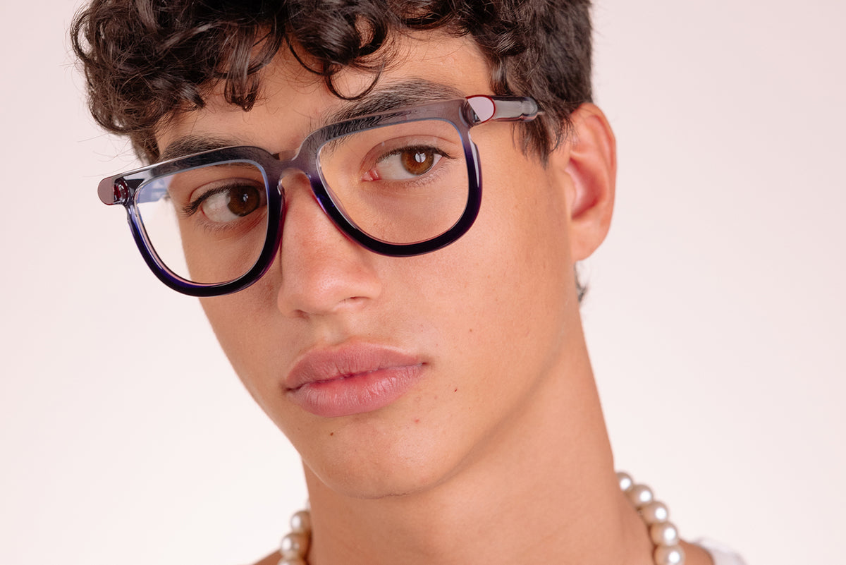 ROBERT Eyeglasses in Gradient Purple Color | PORTRAIT®